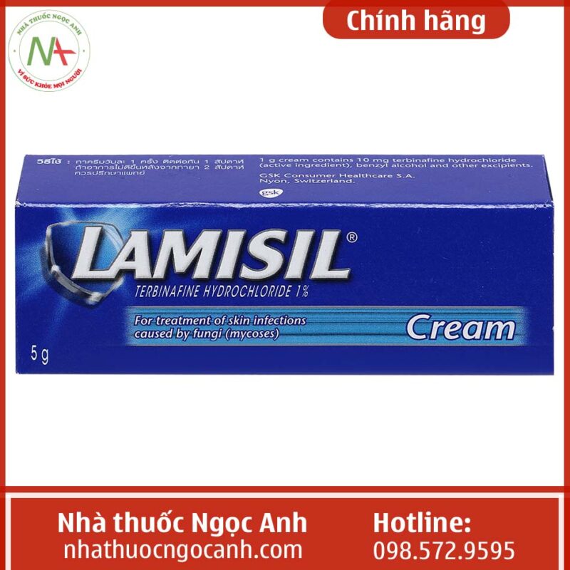 Thuốc Lamisil Cream 5g có tác dụng gì, giá bao nhiêu, mua ở đâu?