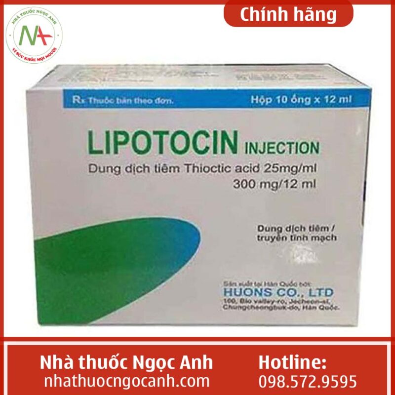 Thuốc Lipotocin Injection Huons là thuốc gì, giá bao nhiêu, mua ở đâu?