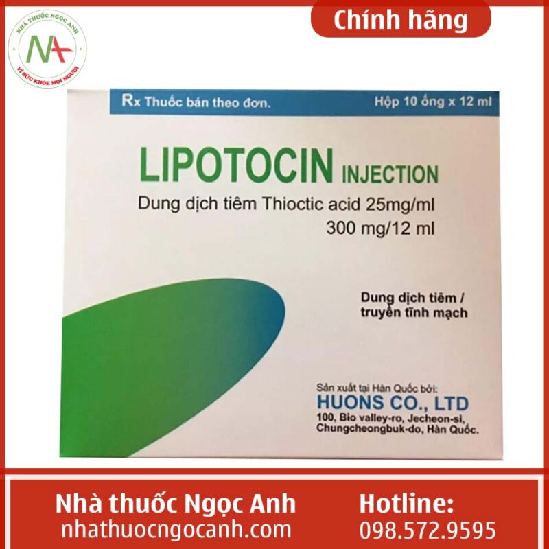 Thuốc Lipotocin Injection Huons là thuốc gì, giá bao nhiêu, mua ở đâu?