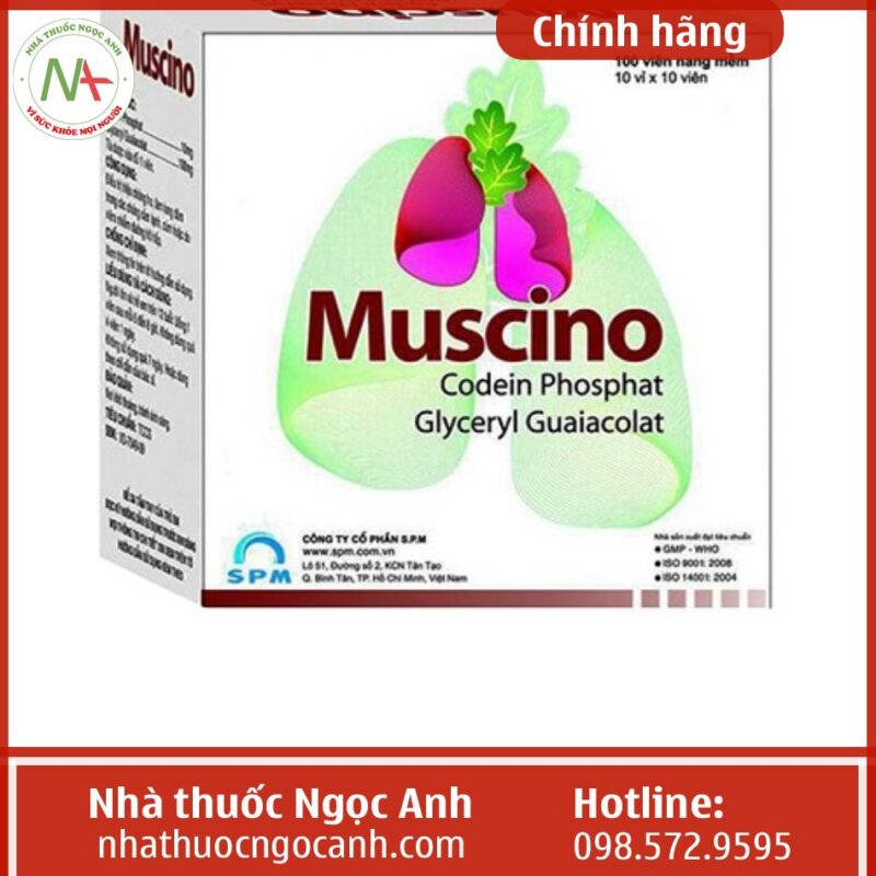 Thuốc Muscino là thuốc gì, có tác dụng gì, giá bao nhiêu, mua ở đâu