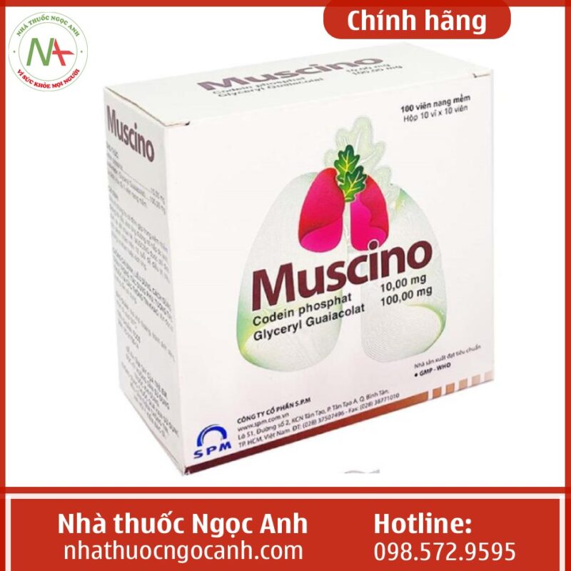 Thuốc Muscino là thuốc gì, có tác dụng gì, giá bao nhiêu, mua ở đâu