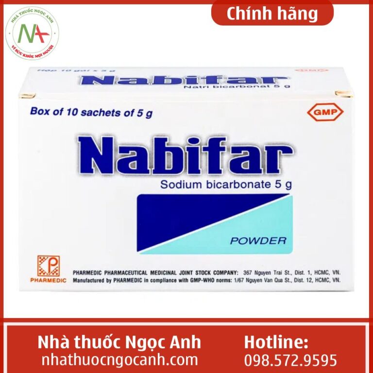 Thuốc Nabifar cách dùng vệ sinh vùng kín, giá bao nhiêu, mua ở đâu?
