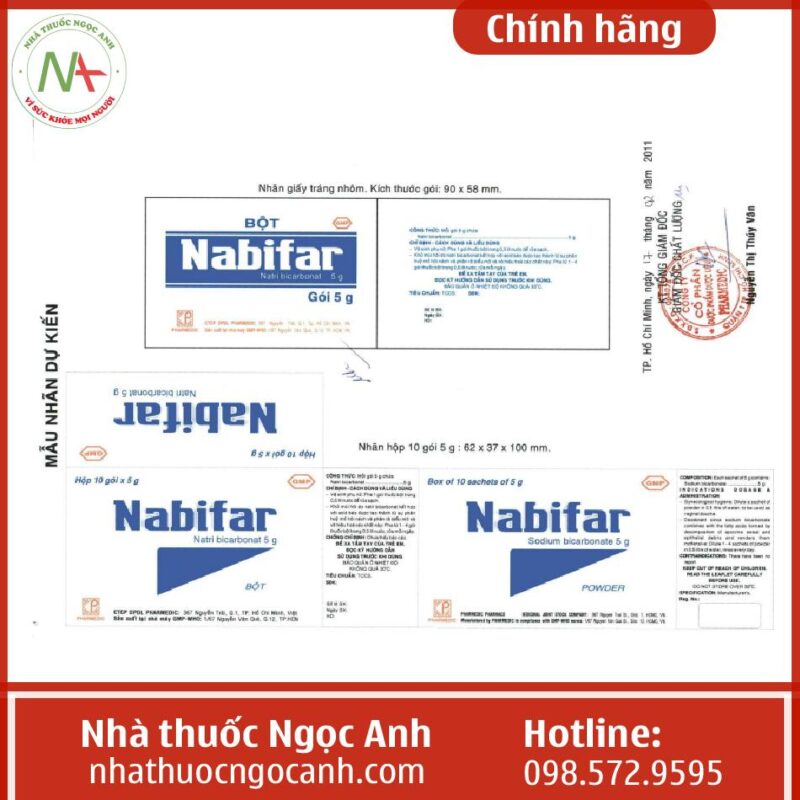 Thuốc Nabifar cách dùng vệ sinh vùng kín, giá bao nhiêu, mua ở đâu?