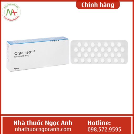Orgametril 5mg là thuốc gì, giá bao nhiêu, mua ở đâu, có tác dụng gì?