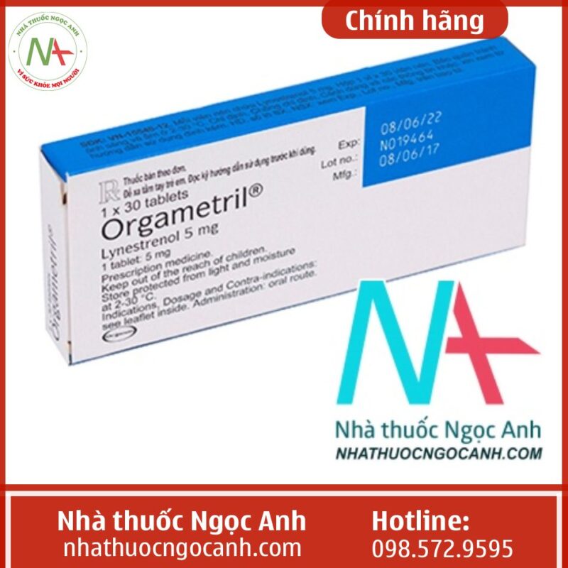 Orgametril 5mg là thuốc gì, giá bao nhiêu, mua ở đâu, có tác dụng gì?
