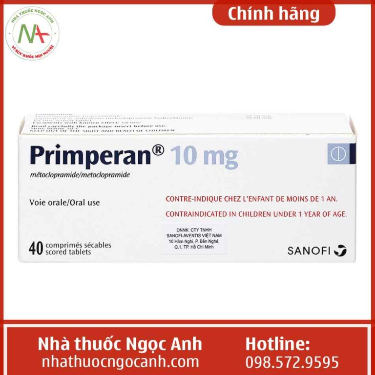 Thuốc Primperan 10mg viên là thuốc gì, mua ở đâu, giá bao nhiêu?