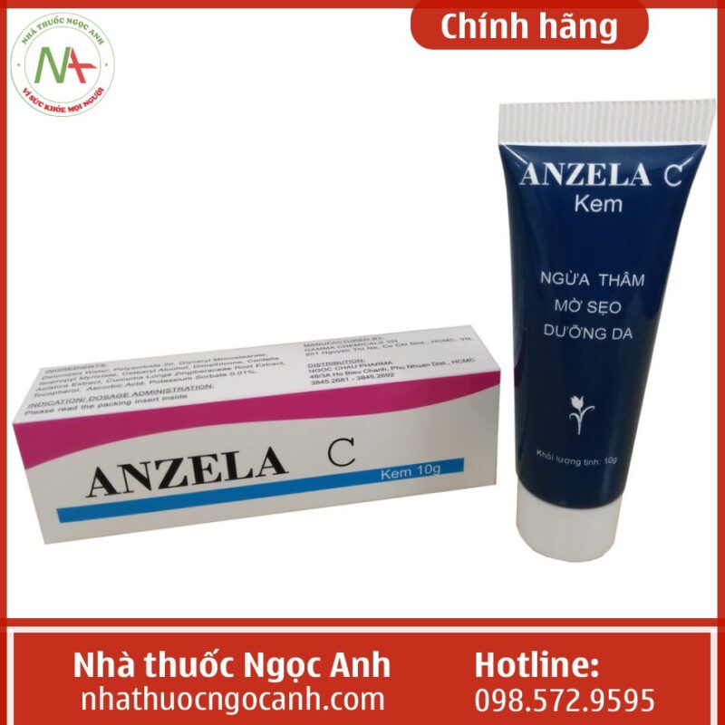 Thuốc Anzela C Cream có tác dụng gì, giá bao nhiêu, mua ở đâu?