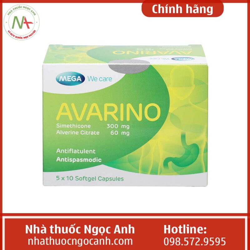 Thuốc Avarino 60mg/300mg là thuốc gì, giá bao nhiêu, mua ở đâu?