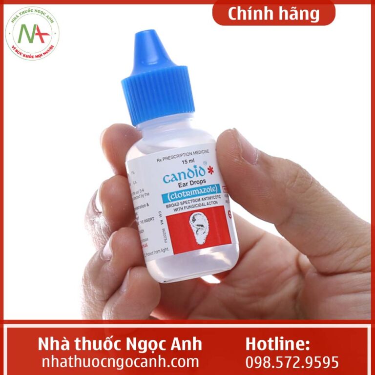 Thuốc nhỏ tai Candid Ear Drops 15ml giá bao nhiêu, mua ở đâu?