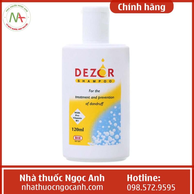 Dầu gội trị nấm Dezor Shampoo 60ml HOE giá bao nhiêu, mua ở đâu