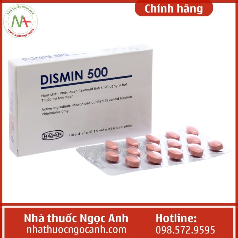 Thuốc Dismin 500 là thuốc gì, có tác dụng gì, giá bao nhiêu, mua ở đâu?