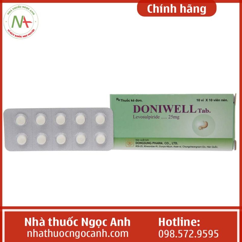 Thuốc Doniwell Tab. 25mg là thuốc gì, giá bao nhiêu, mua ở đâu?