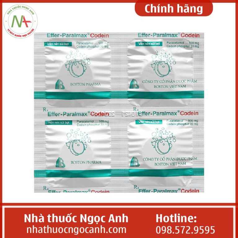 Thuốc Effer-Paralmax Codein mua ở đâu, giá bao nhiêu?