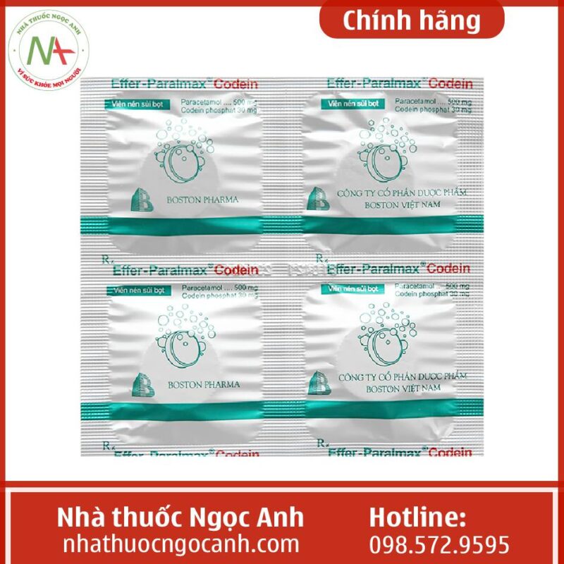 Thuốc Effer-Paralmax Codein mua ở đâu, giá bao nhiêu?