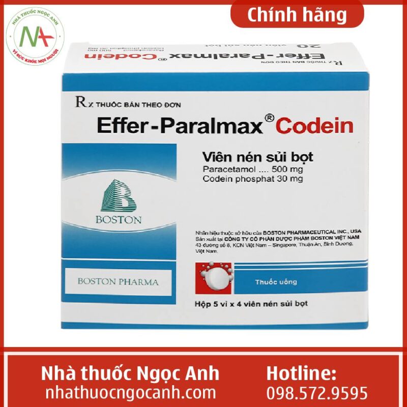 Thuốc Effer-Paralmax Codein mua ở đâu, giá bao nhiêu?