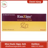 Thuốc EmZinc tablets 20mg là thuốc gì, giá bao nhiêu, mua ở đâu?