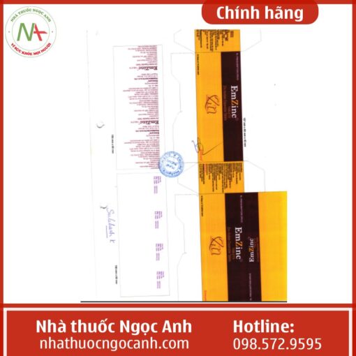 Thuốc EmZinc tablets 20mg là thuốc gì, giá bao nhiêu, mua ở đâu?