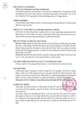 Thuốc EmZinc tablets 20mg là thuốc gì, giá bao nhiêu, mua ở đâu?