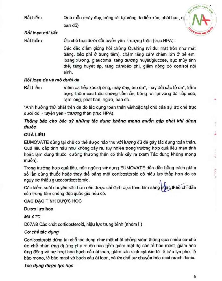 Thuoosc Eumovate Cream bôi vùng kín không, giá bao nhiêu, mua ở đâu