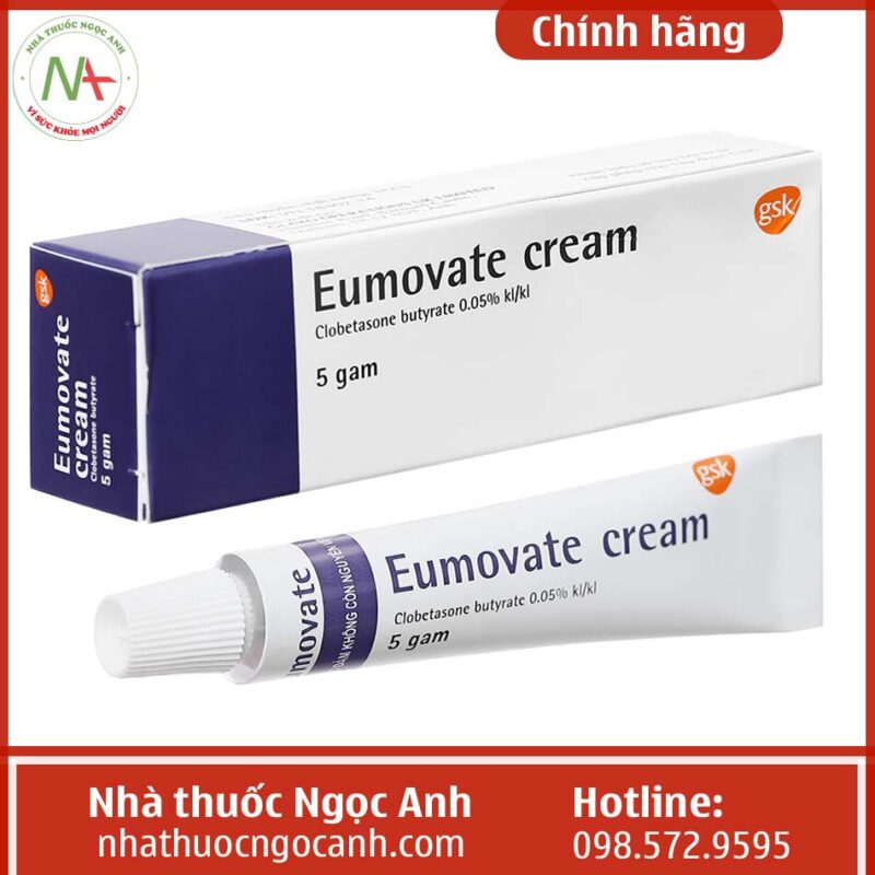 Thuoosc Eumovate Cream bôi vùng kín không, giá bao nhiêu, mua ở đâu