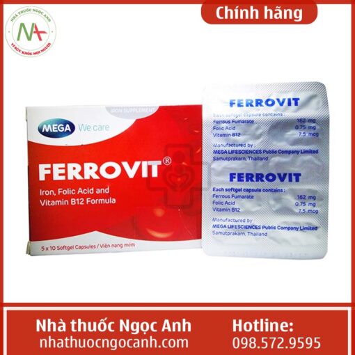Thuốc Ferrovit có tác dụng gì, giá bán, mua ở đâu?