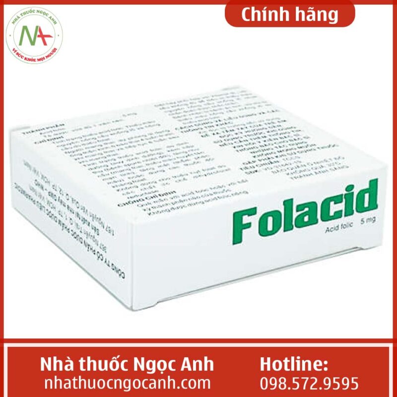 Thuốc Folacid 5mg Pharmedic là thuốc gì, giá bao nhiêu, mua ở đâu?