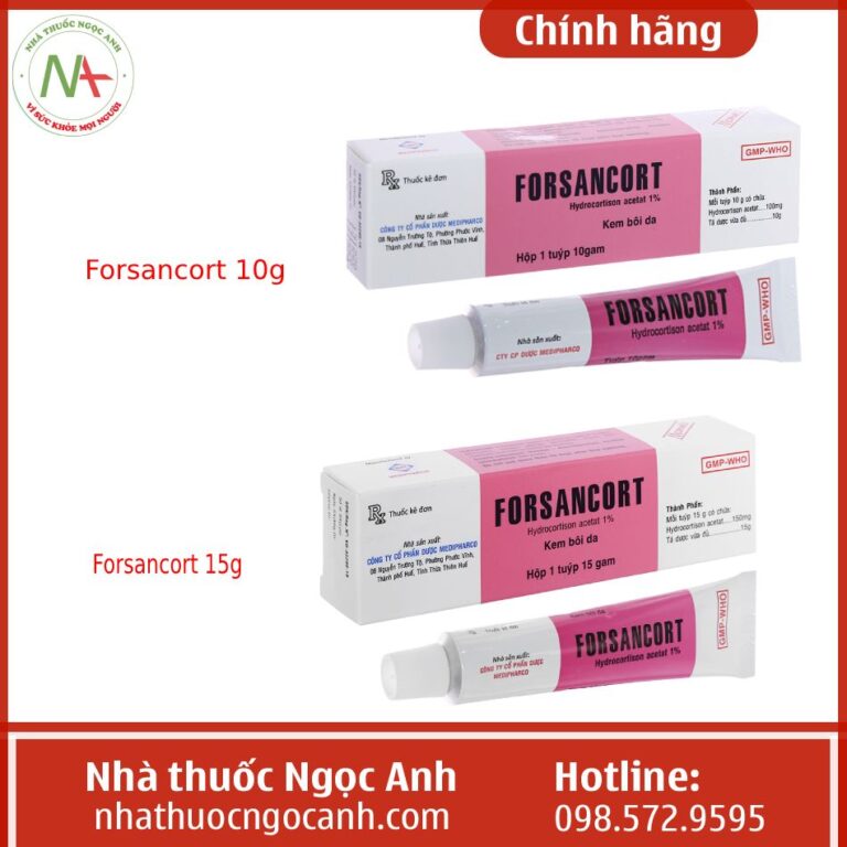 Thuốc Forsancort có chứa corticoid không, mua ở đâu, giá bao nhiêu?