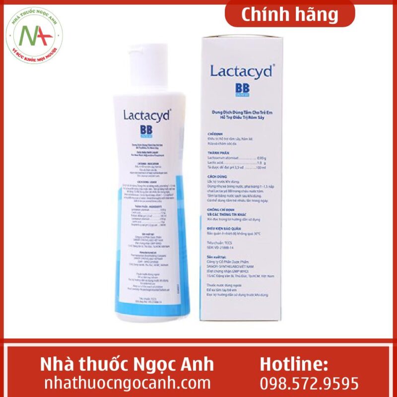 Thuốc Lactacyd BB 250ml là thuốc gì, giá bao nhiêu, mua ở đâu?