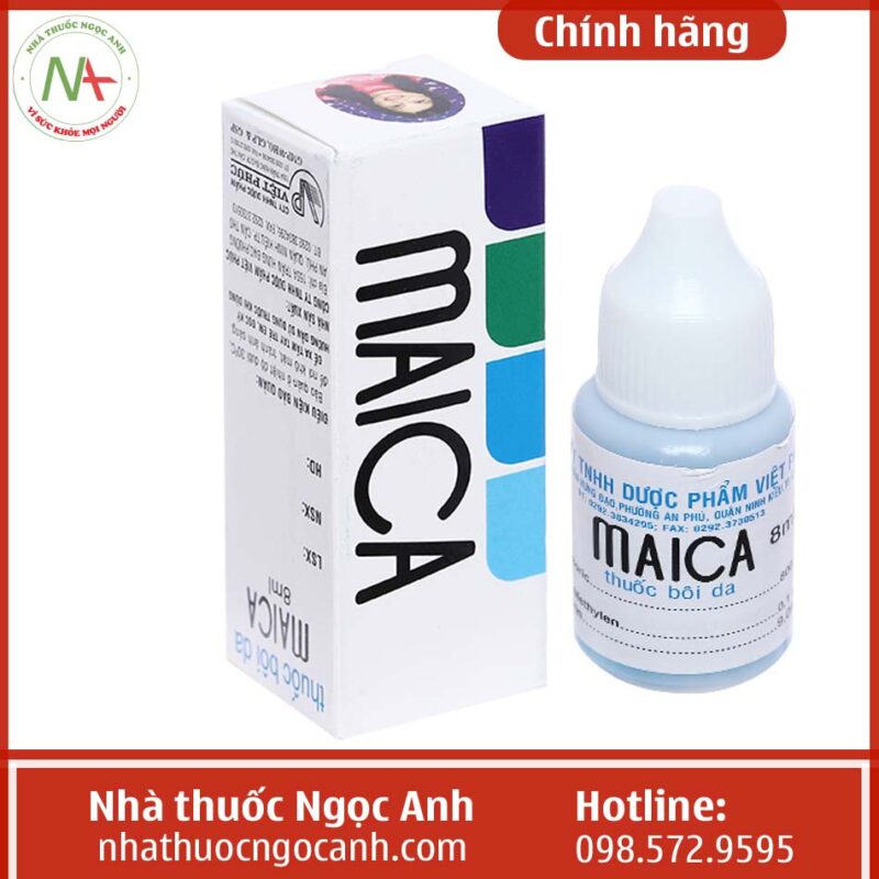 Thuốc Maica 8ml có trị lang ben không, giá bao nhiêu, mua ở đâu?