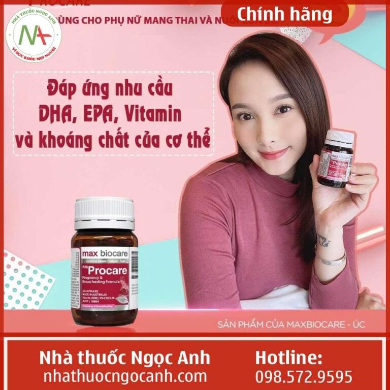 Thuốc Max Biocare PM Procare là thuốc gì, giá bao nhiêu, mua ở đâu?