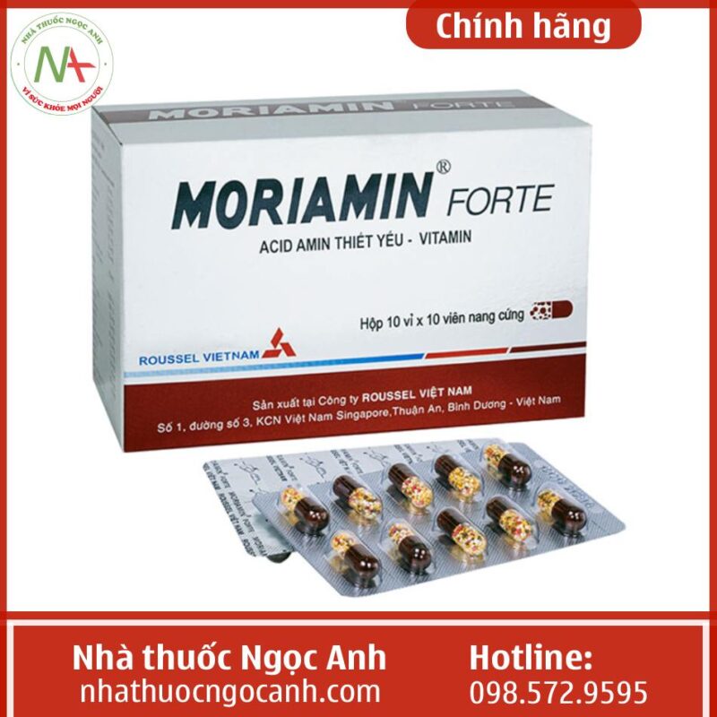 Thuốc Moriamin Forte là thuốc gì, cách dùng, giá bao nhiêu, mua ở đâu?