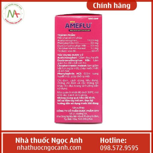 Thuốc New Ameflu Multi-symptom relief mua ở đâu, giá bao nhiêu?