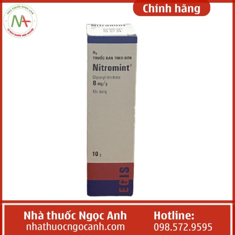Thuốc Nitromint dạng xịt 8mg/g là thuốc gì, giá bao nhiêu, mua ở đâu