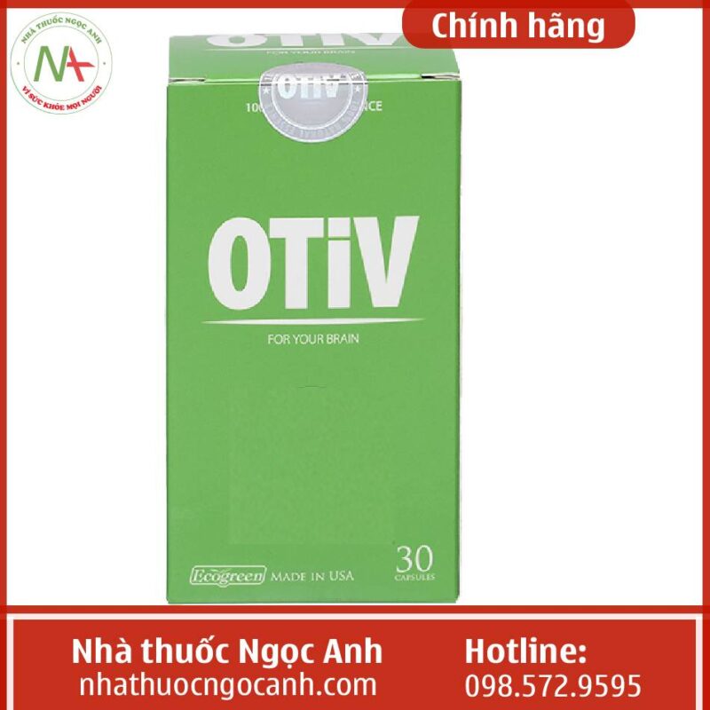 Thuốc Otiv uống thường xuyên có tốt không, giá bao nhiêu, mua ở đâu