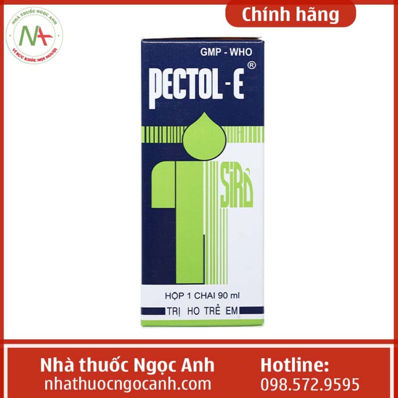 Thuốc Pectol-E Siro 90ml trị ho cho trẻ em giá bao nhiêu, mua ở đâu