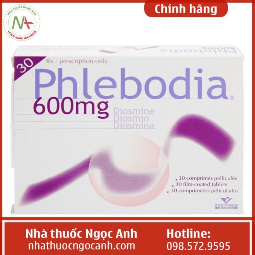 Thuốc Phlebodia 600mg là thuốc gì, liều dùng, giá bao nhiêu, mua ở đâu?