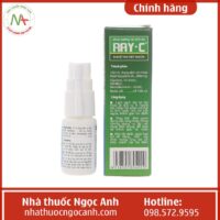 Thuốc xịt tai Ray-C có tác dụng gì, có tốt không, giá bao nhiêu, mua ở đâu