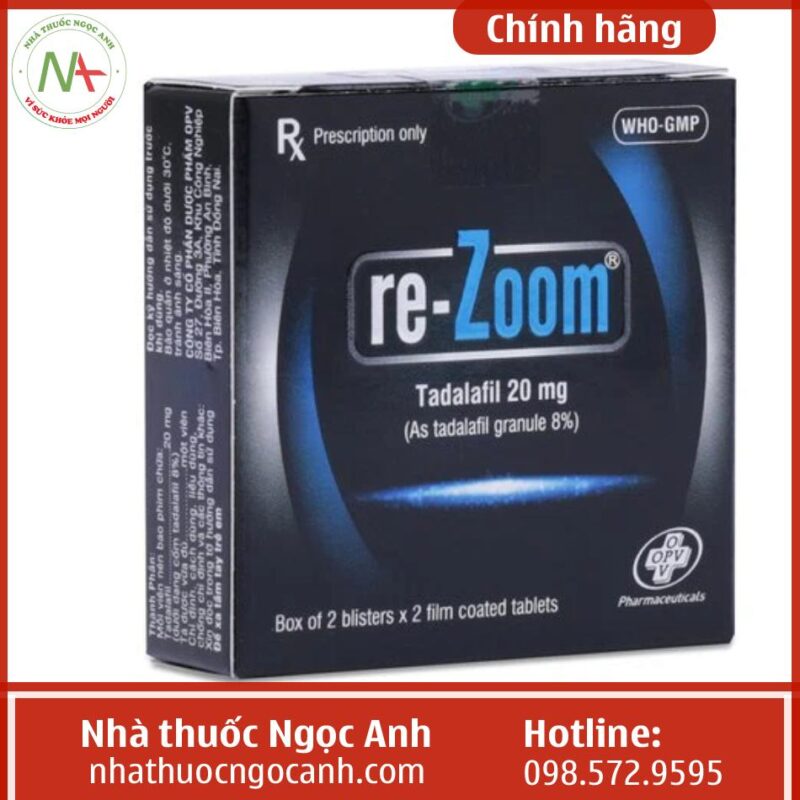 Thuốc Re-Zoom là thuốc gì, có tác dụng gì, giá bao nhiêu, mua ở đâu?