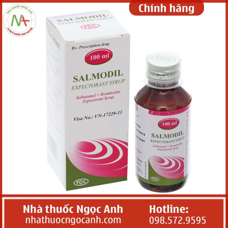 Thuốc Salmodil Expectorant Syrup là thuốc gì, giá bao nhiêu, mua ở đâu?
