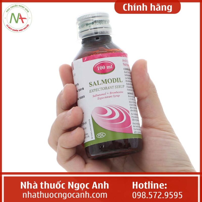 Thuốc Salmodil Expectorant Syrup là thuốc gì, giá bao nhiêu, mua ở đâu?