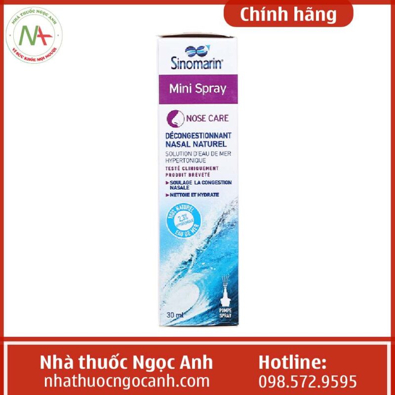 Thuốc Sinomarin Mini Spray Nose Care 30ml mua ở đâu, giá bao nhiêu?