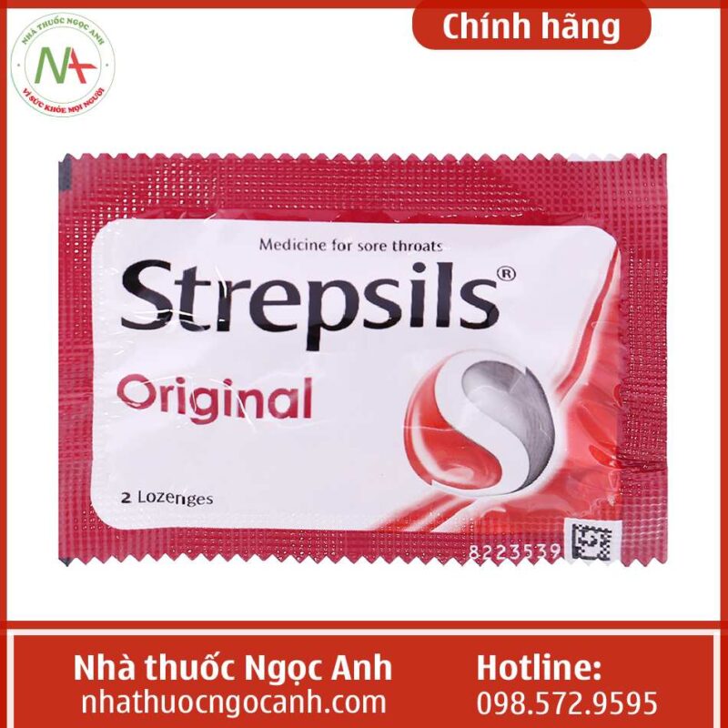 Thuốc Strepsils Original có vị gì, tác dụng gì, mua ở đâu, giá bao nhiêu?