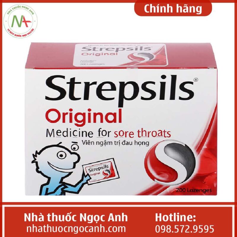 Thuốc Strepsils Original có vị gì, tác dụng gì, mua ở đâu, giá bao nhiêu?