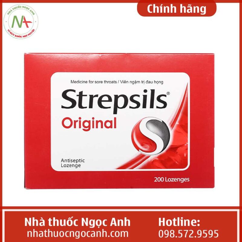 Thuốc Strepsils Original có vị gì, tác dụng gì, mua ở đâu, giá bao nhiêu?