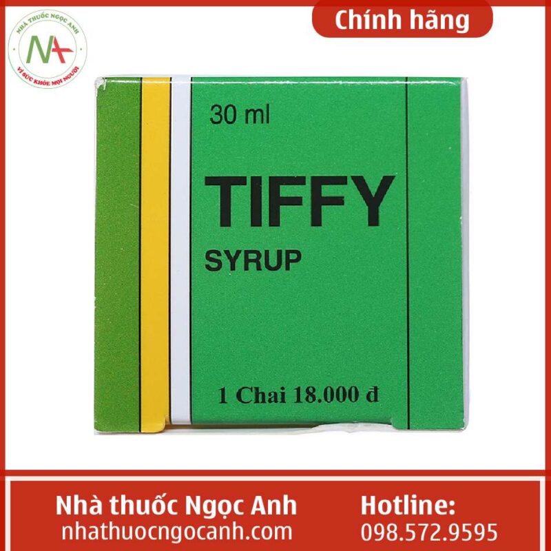 Thuốc Tiffy Syrup 30ml dùng cho trẻ em không, mua ở đâu, giá bao nhiêu?