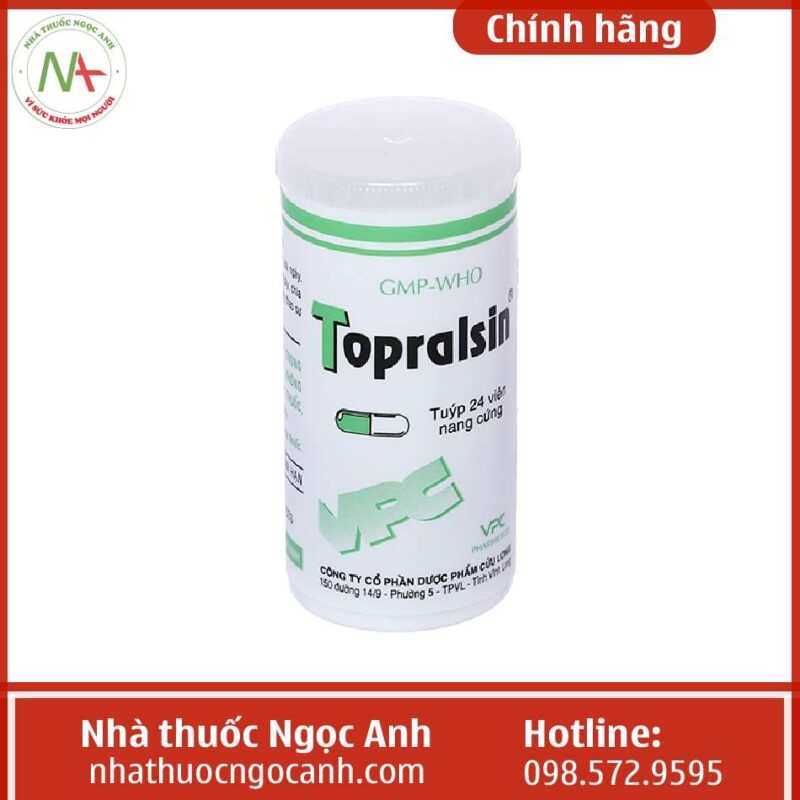 Thuốc Topralsin dùng cho trẻ mấy tuổi, mua ở đâu, giá bao nhiêu?