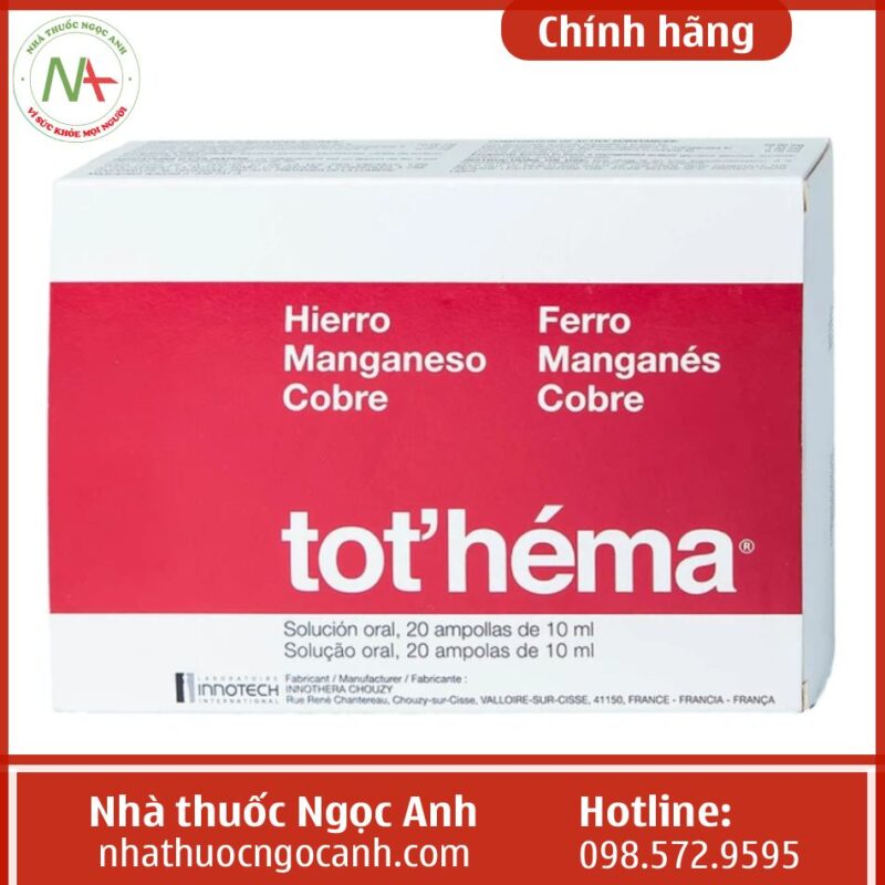 Thuốc Tot'héma là thuốc gì, có tác dụng gì, giá bao nhiêu, mua ở đâu?