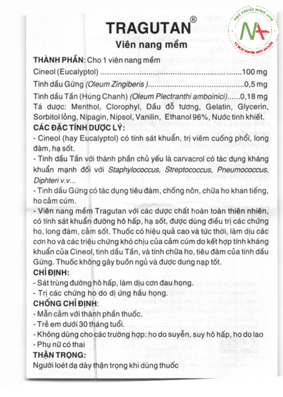 Thuốc Tragutan ( viên nang mềm) mua ở đâu, giá bao nhiêu?