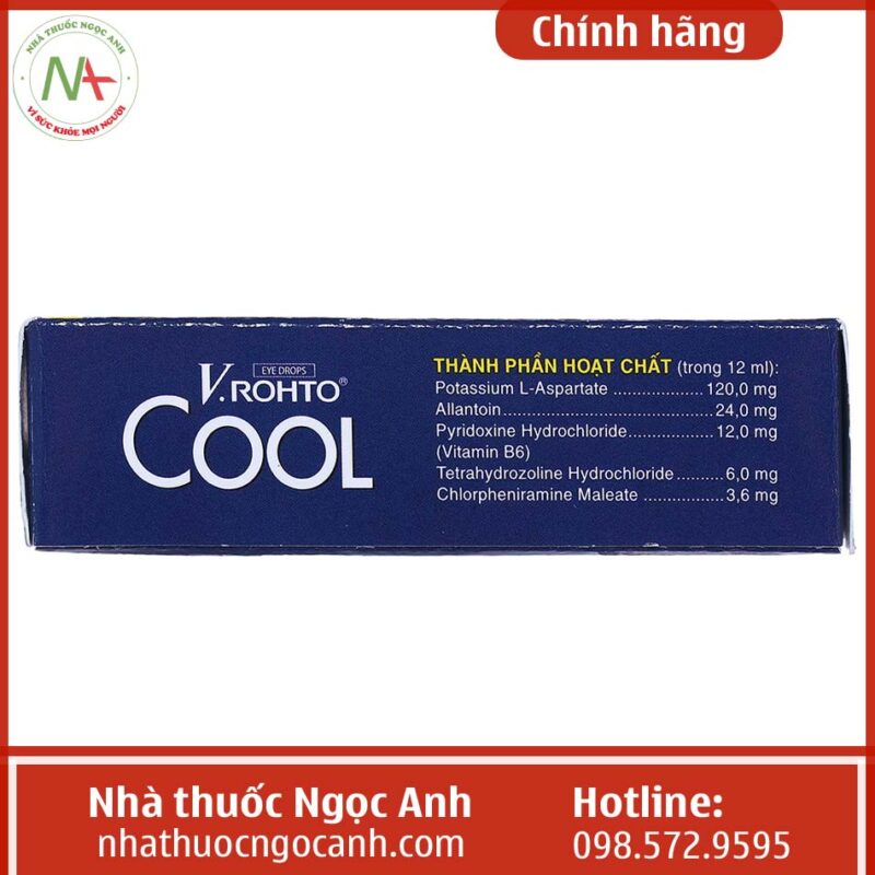 Thuốc V.Rohto Cool có dùng được cho trẻ em không, giá bao nhiêu, mua ở đâu