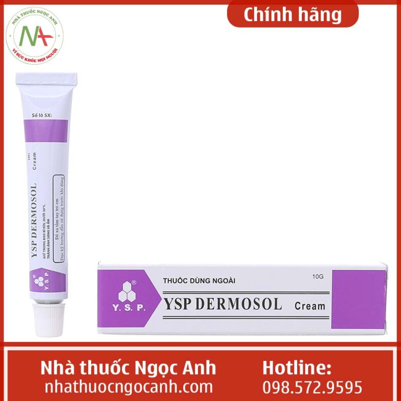 Thuốc Ysp Dermosol Cream 10g là thuốc gì, giá bao nhiêu, mua ở đâu?
